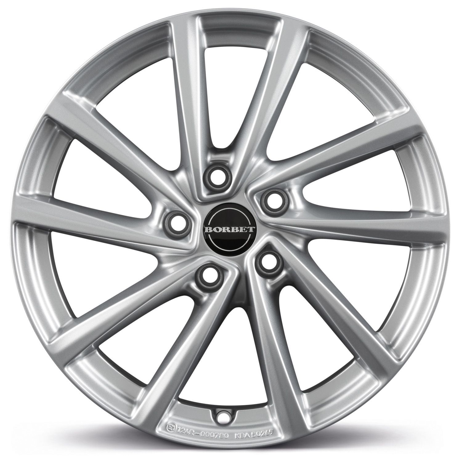 Borbet Felgen V 7.0x18 ET41 5x114.3 SIL für Mazda 3 3 MPS 3 Sport 323F ...