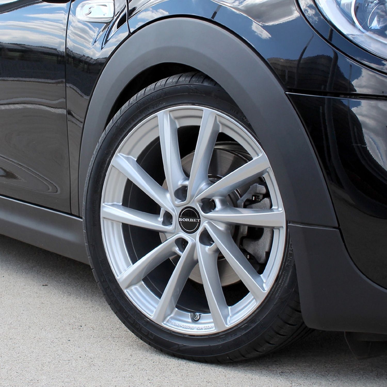 Borbet Felgen V 7.0x18 ET41 5x114.3 SIL für Mazda 3 3 MPS 3 Sport 323F ...