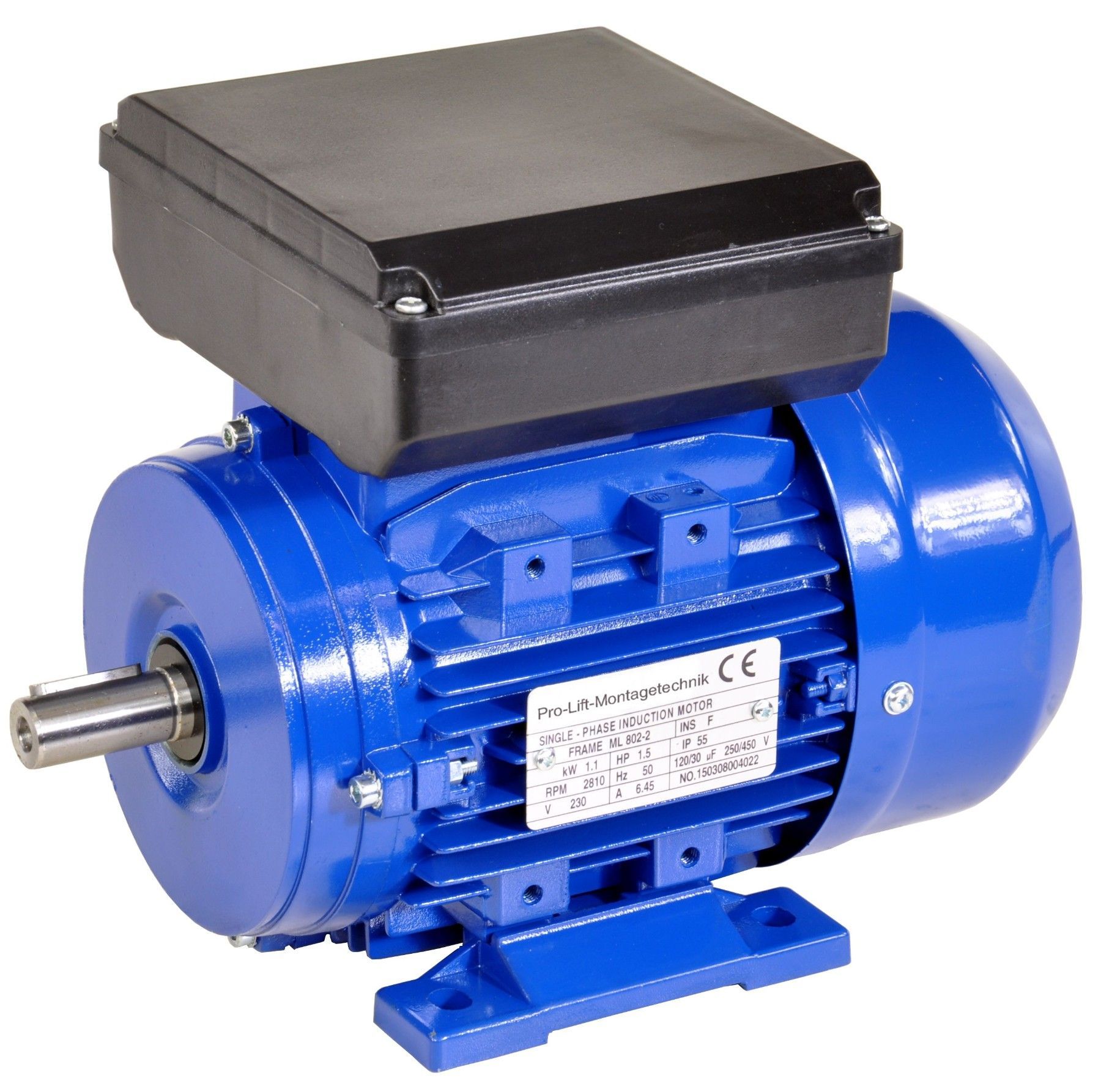 1,1kW Elektromotor 230V, 2810U/min, B3, 00388 kaufen bei Hood.de