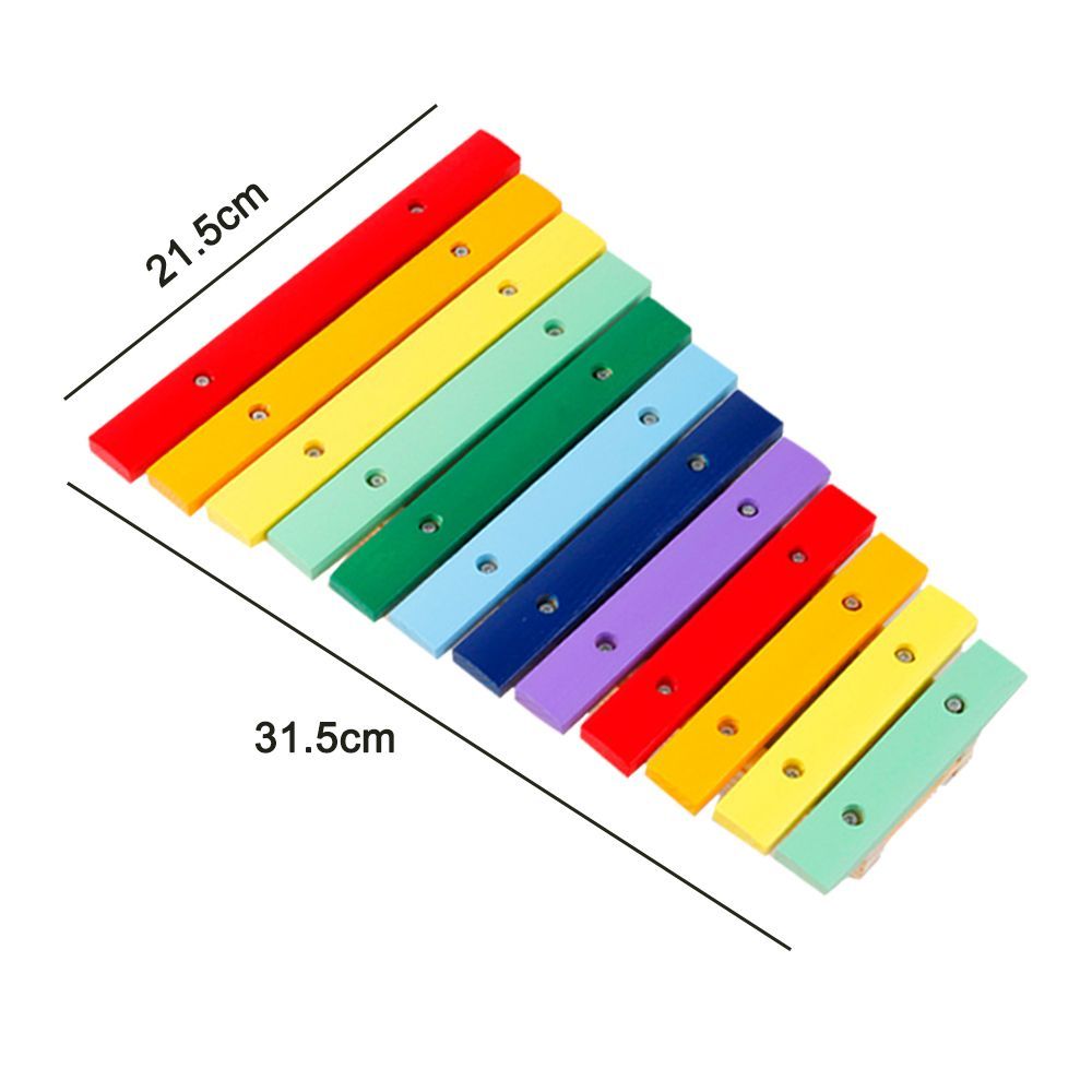 Spielzeug Xylophon für Kinder mit 12 Tönen schönes Glockenspiel kaufen ...