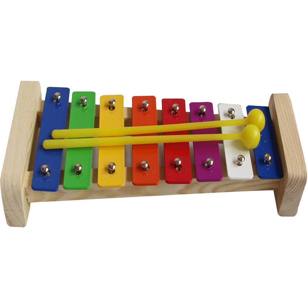 Xylophon für Kinder, Spielzeug Xylophon mit Holzschlägeln ...