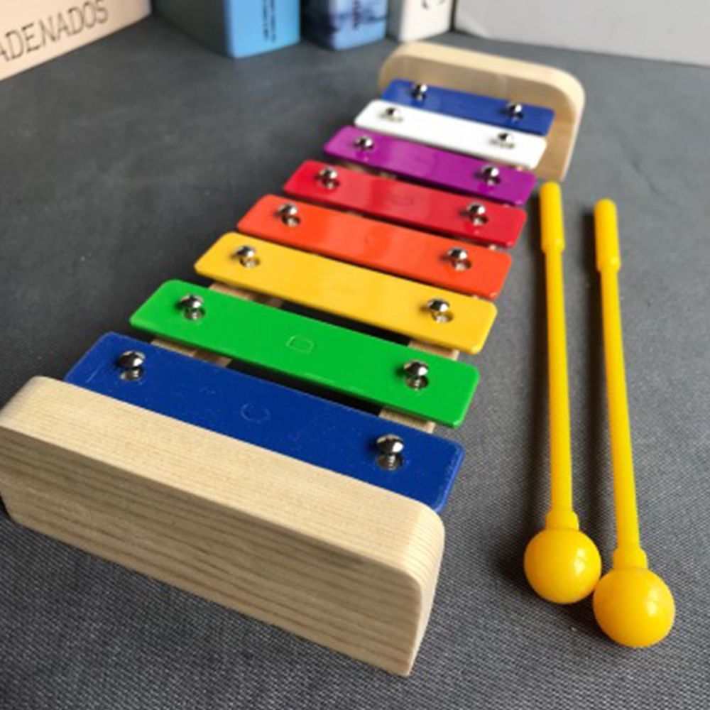 Xylophon für Kinder, Spielzeug Xylophon mit Holzschlägeln ...