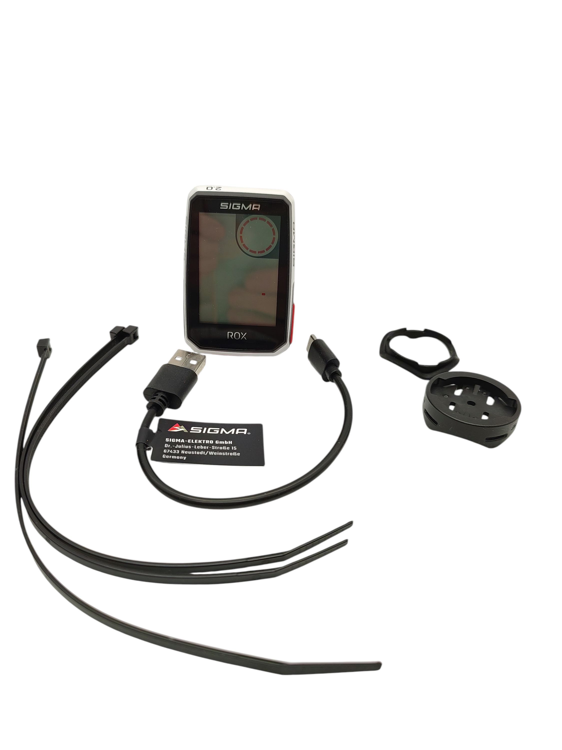 SIGMA ROX 2.0 White Fahrradcomputer GPS kabellos mit Navigation kaufen ...