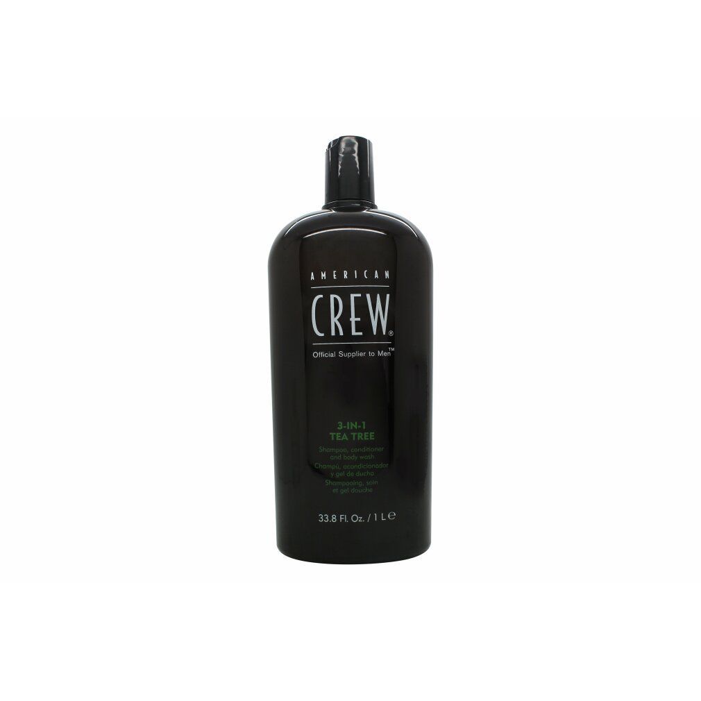American Crew 3-In-1 Tea Tree Shampoo/Conditioner/Body Wash 1000ml ...