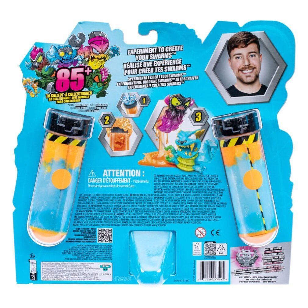 Mr. Beast Lab Swarms Minifiguren 12er-Pack Mega Lab 1 3 cm Sortiment (4 ...