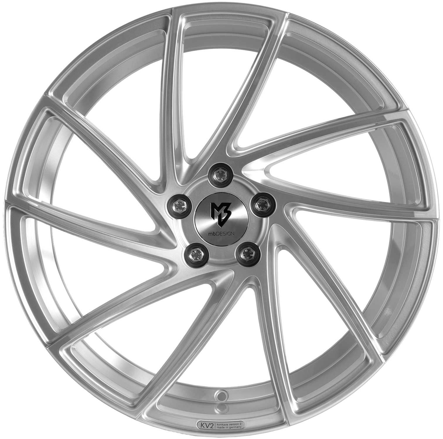 4 MB Design Felgen KV2 8.5Jx19 ET43 5x114,3 SIL für Toyota Avensis ...