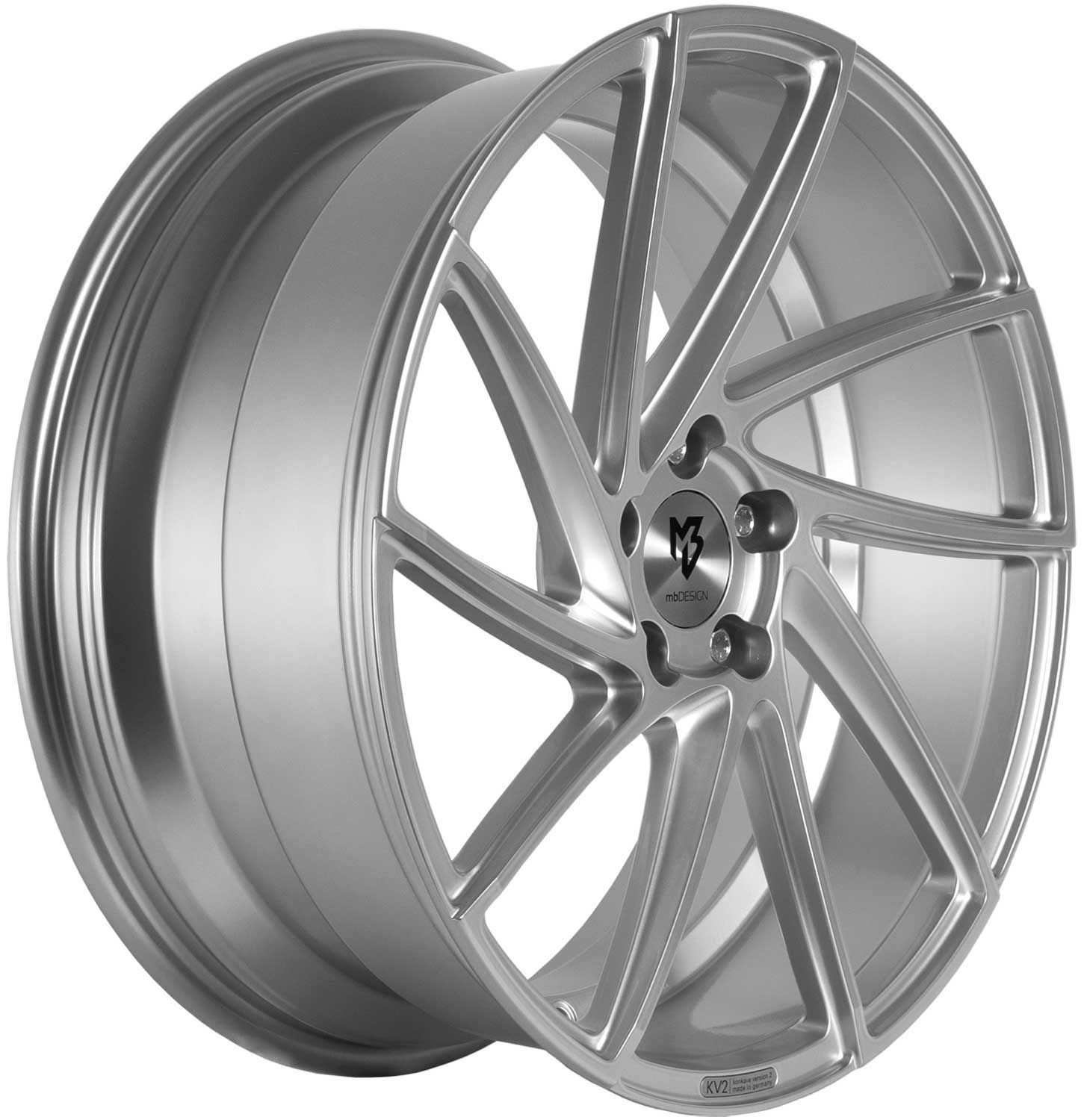 4 MB Design Felgen KV2 8.5Jx19 ET43 5x114,3 SIL für Toyota Avensis ...