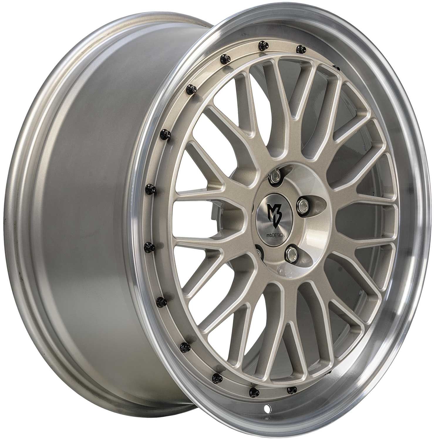 4 MB Design Felgen LV1 7.5Jx18 ET35 4x100 Champol für Dacia Jogger ...