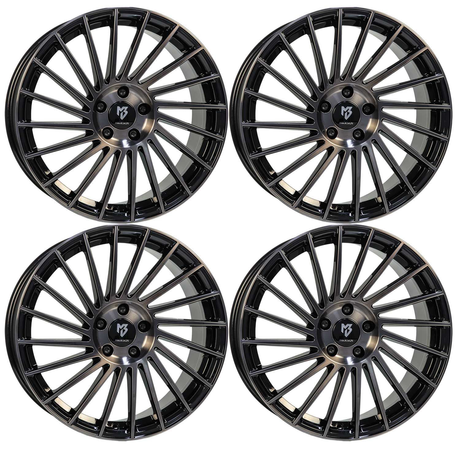 4 MB Design Felgen VR3 7.5Jx18 ET38 4x100 SWPOL für Dacia Jogger Lodgy ...