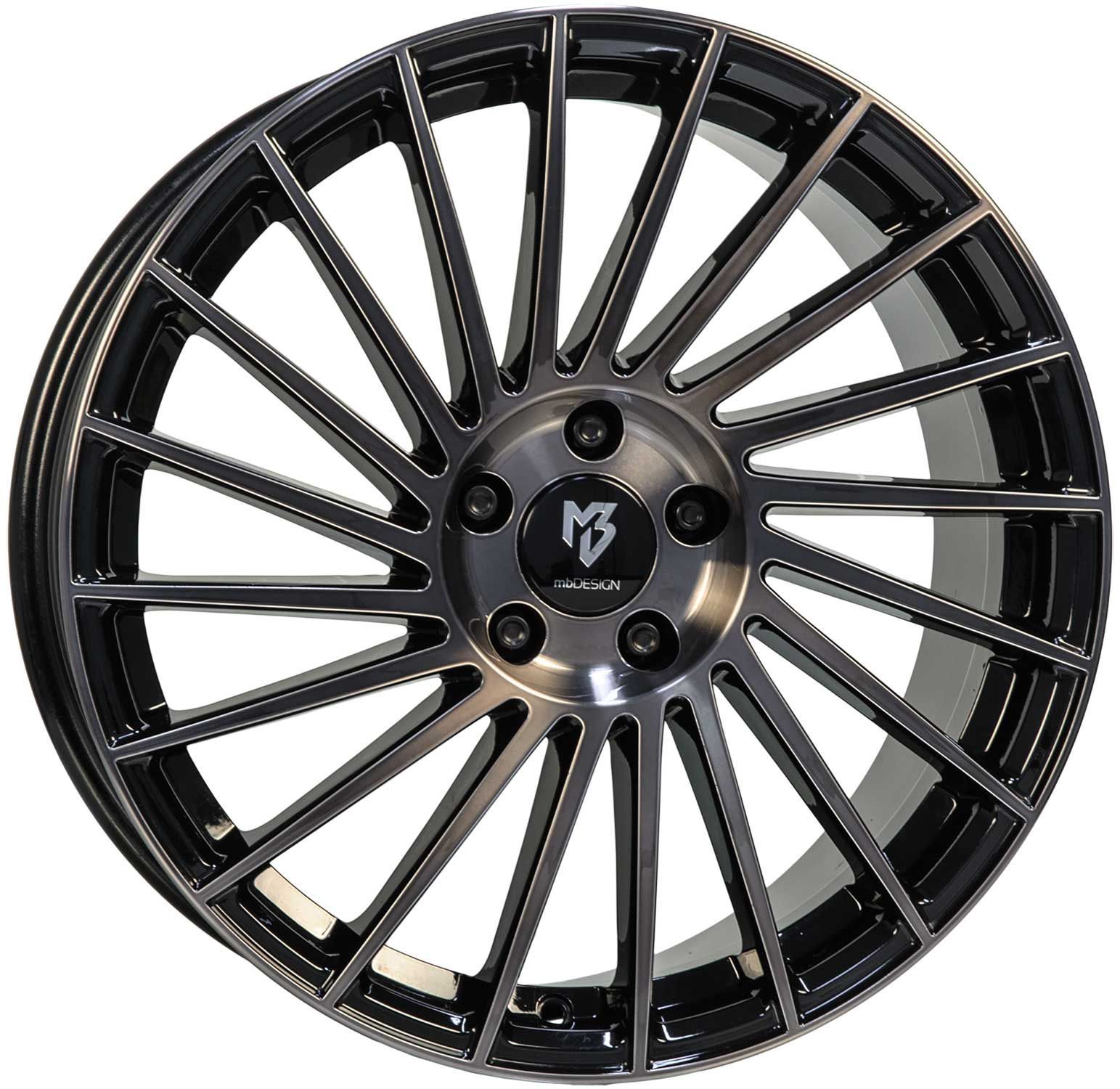 4 MB Design Felgen VR3 7.5Jx18 ET38 4x100 SWPOL für Dacia Jogger Lodgy ...