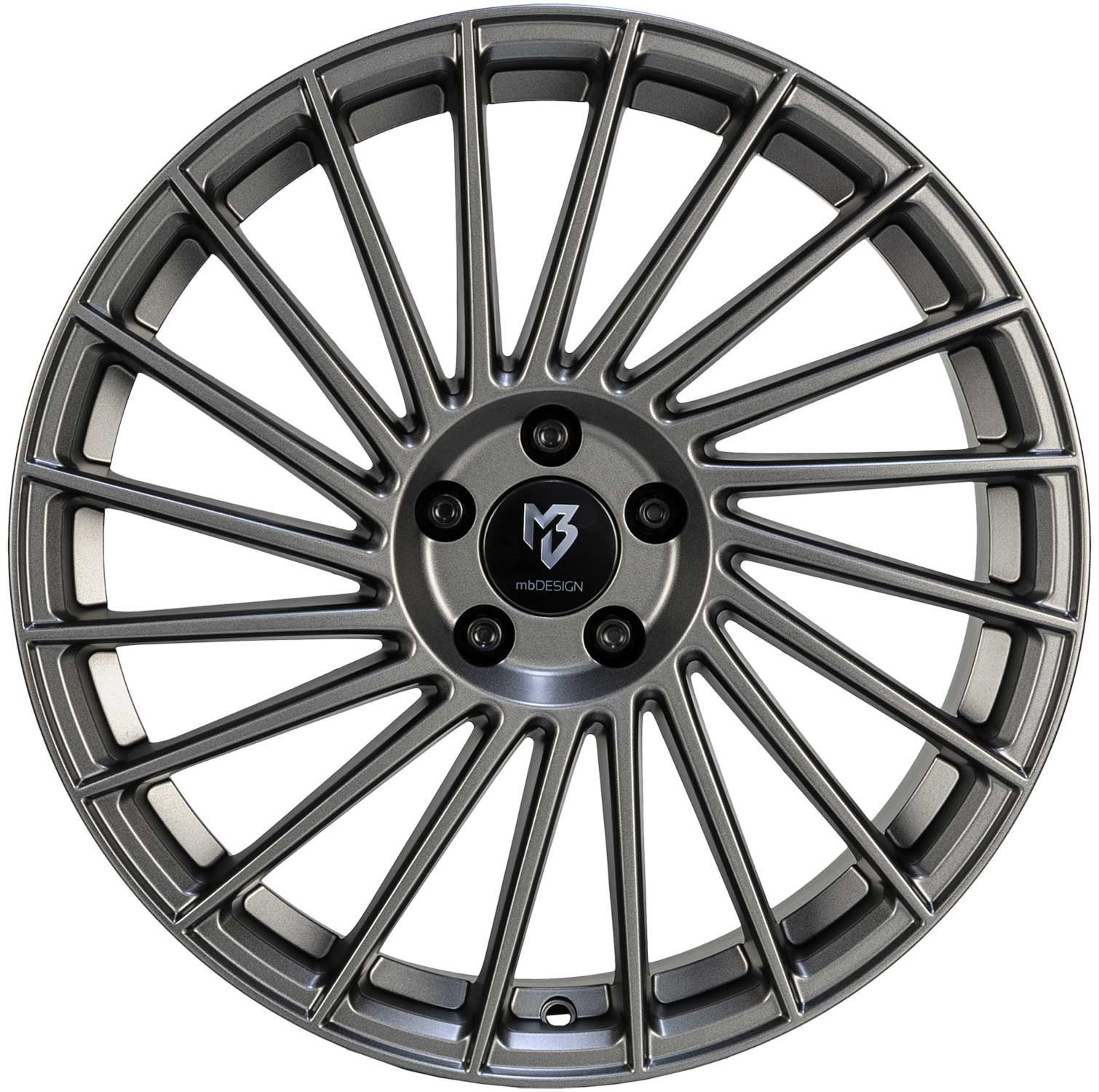 4 MB Design Felgen VR3 7.5Jx18 ET38 4x100 Mattgrau für Dacia Jogger ...