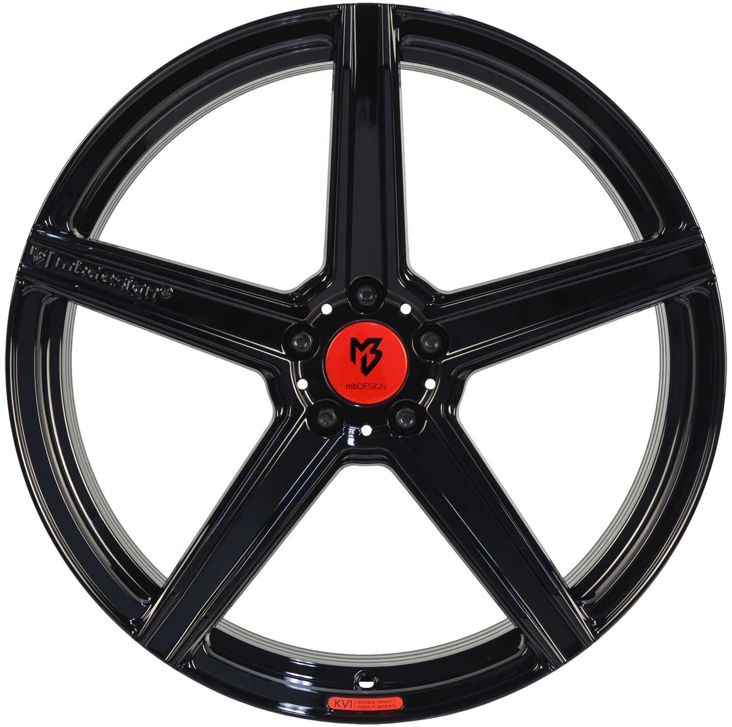 4 MB Design Felgen KV1S 9.5Jx21 + 10.5Jx21 5x112 SW für Mercedes-Benz ...
