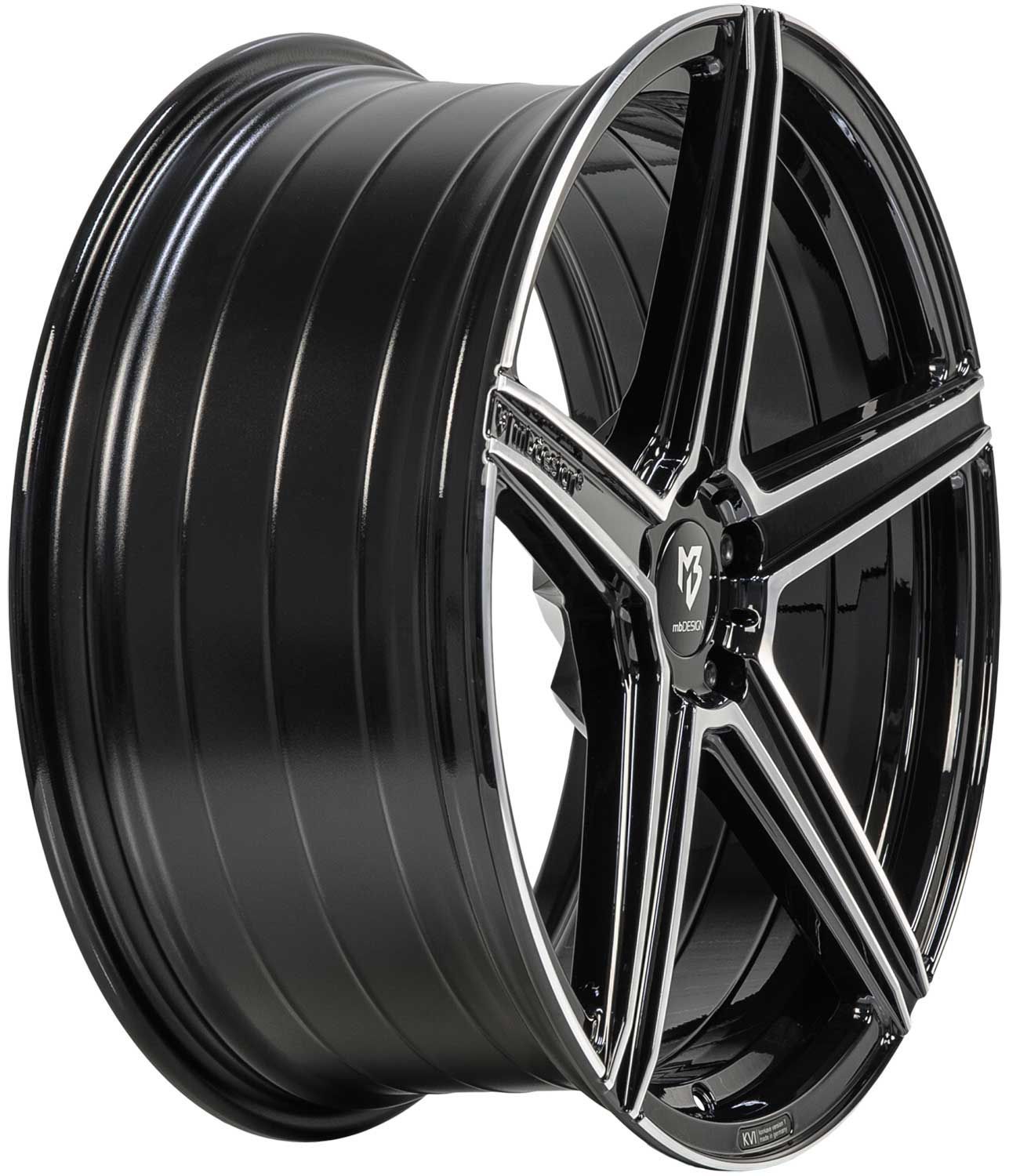 4 MB Design Felgen KV1S 9.5Jx21 + 10.5Jx21 5x112 SWPOL für Mercedes ...