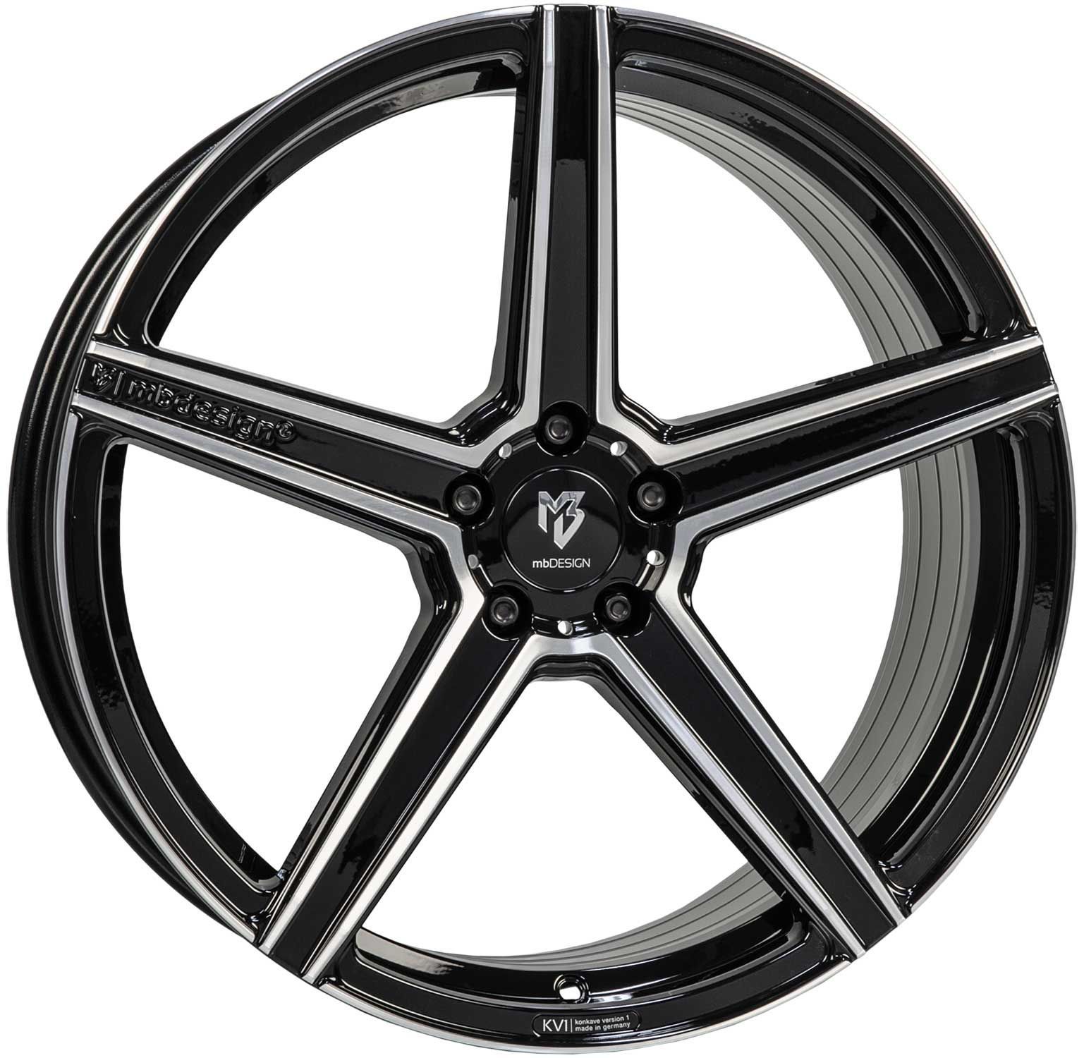 4 MB Design Felgen KV1S 9.5Jx21 + 10.5Jx21 5x112 SWPOL für Mercedes ...