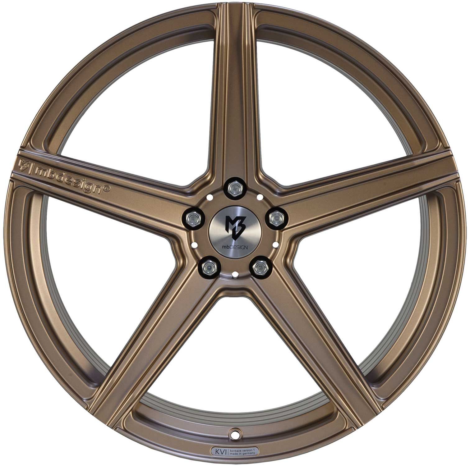 4 MB Design Felgen KV1S 9.5Jx21 + 10.5Jx21 5x112 BRON für Mercedes-Benz ...