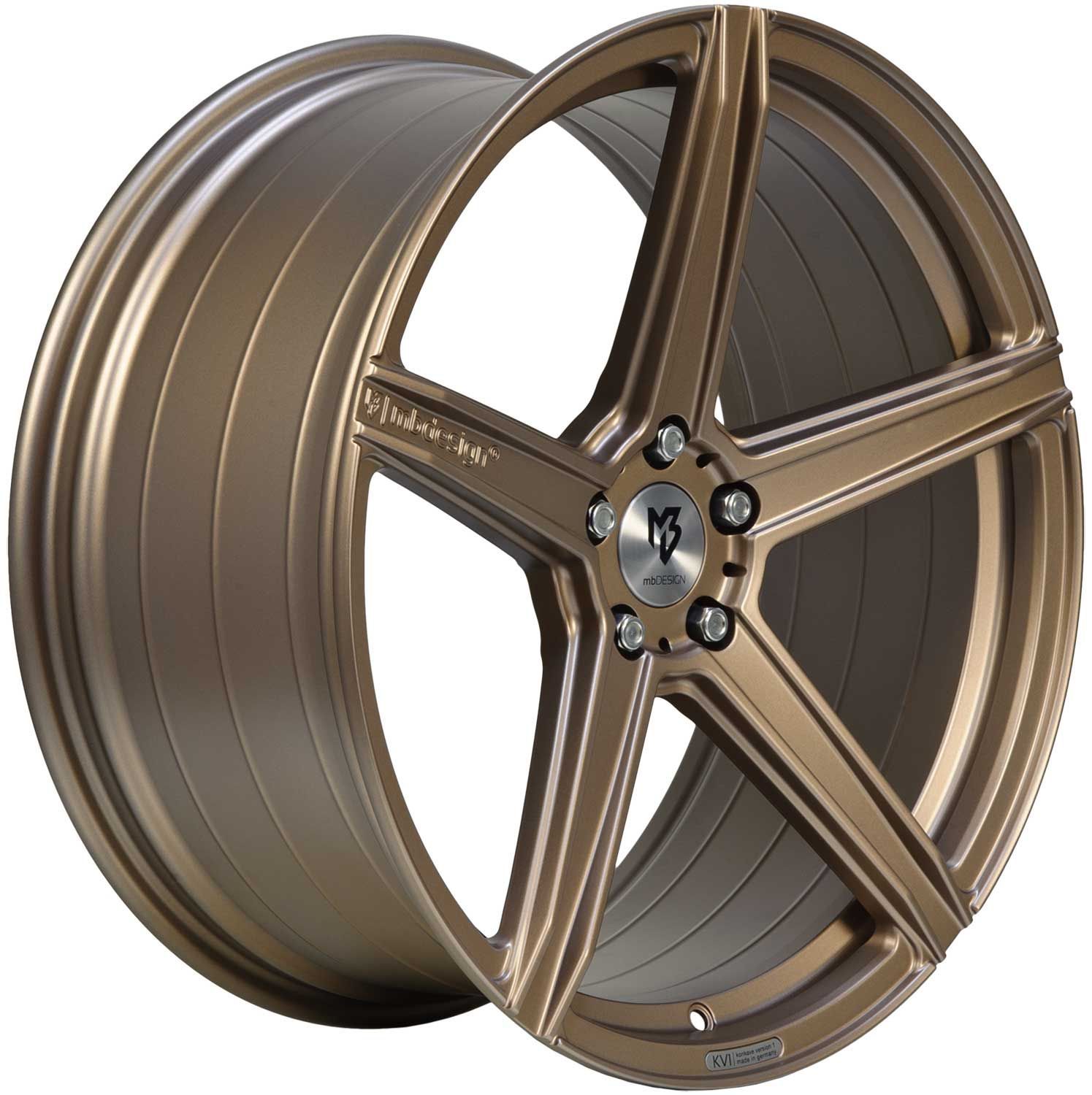 4 MB Design Felgen KV1S 9.5Jx21 + 10.5Jx21 5x112 BRON für Mercedes-Benz ...