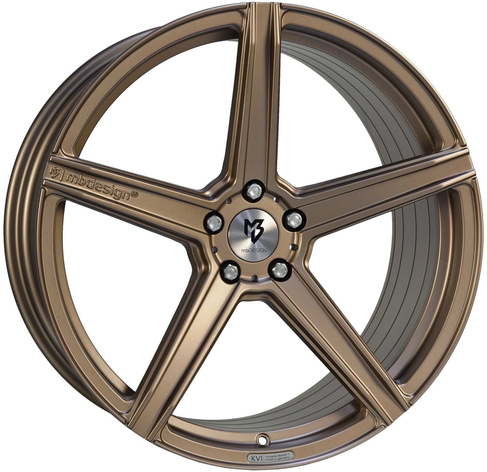 4 MB Design Felgen KV1S 9.5Jx21 + 10.5Jx21 5x112 BRON für Mercedes-Benz ...