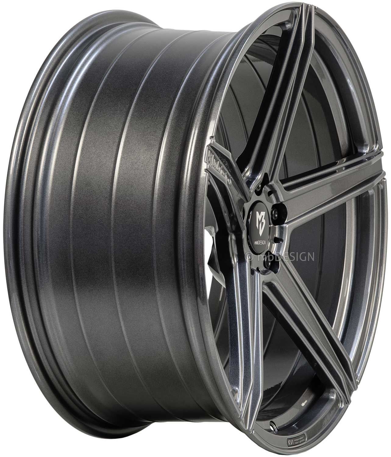 4 MB Design Felgen KV1S 9.5Jx21 + 10.5Jx21 5x112 GRAU für Mercedes-Benz ...