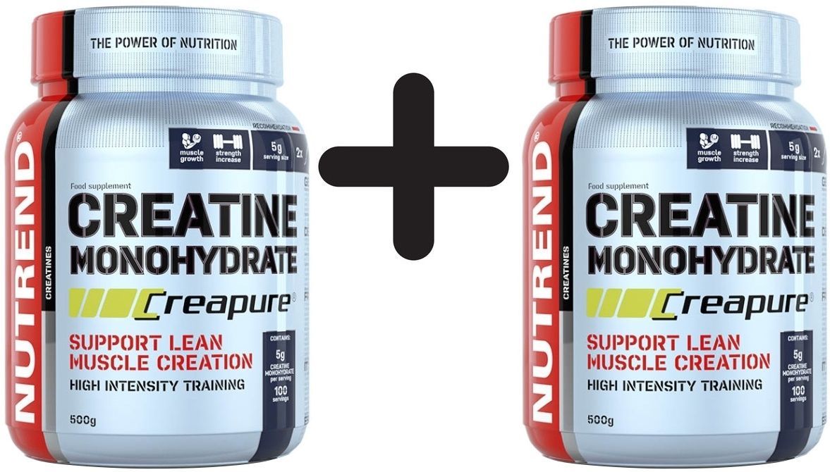 2 x Nutrend Creatine Monohydrate Creapure - 500g kaufen bei Hood.de