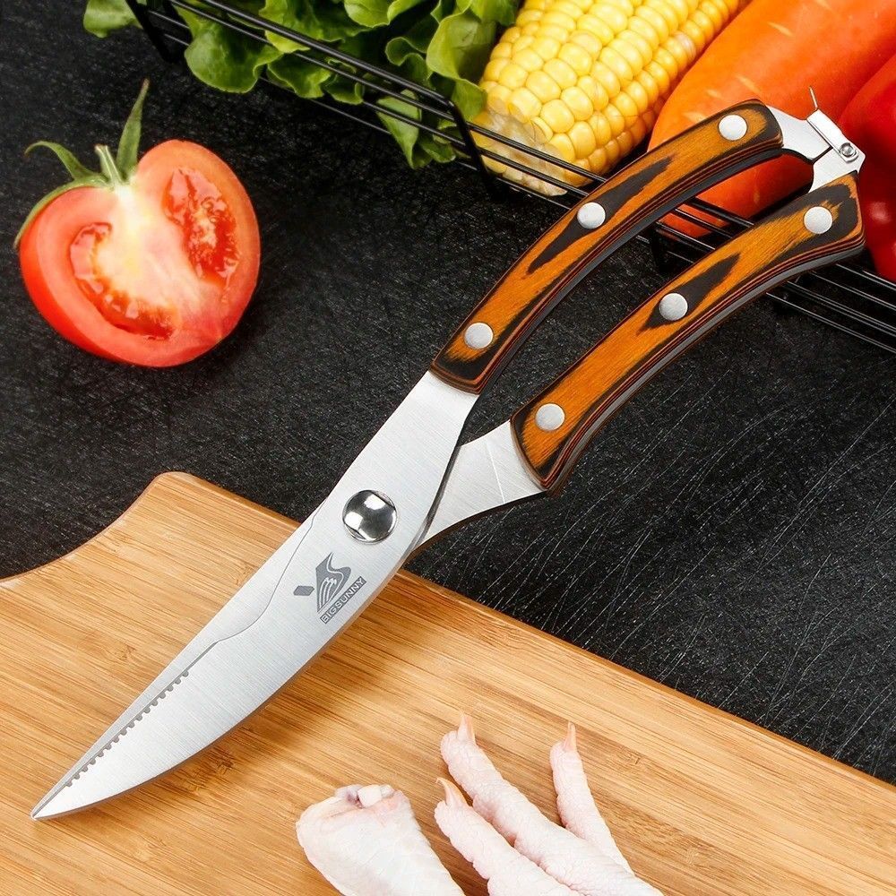 High Quality Strong Kitchen Shears Stainless Steel Poultry Fish Chicken ...