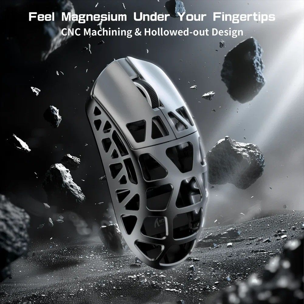 Magnesium Alloy Gaming Mouse - 8K Polling, 8000Hz, 26000 DPI, PAW3395 ...