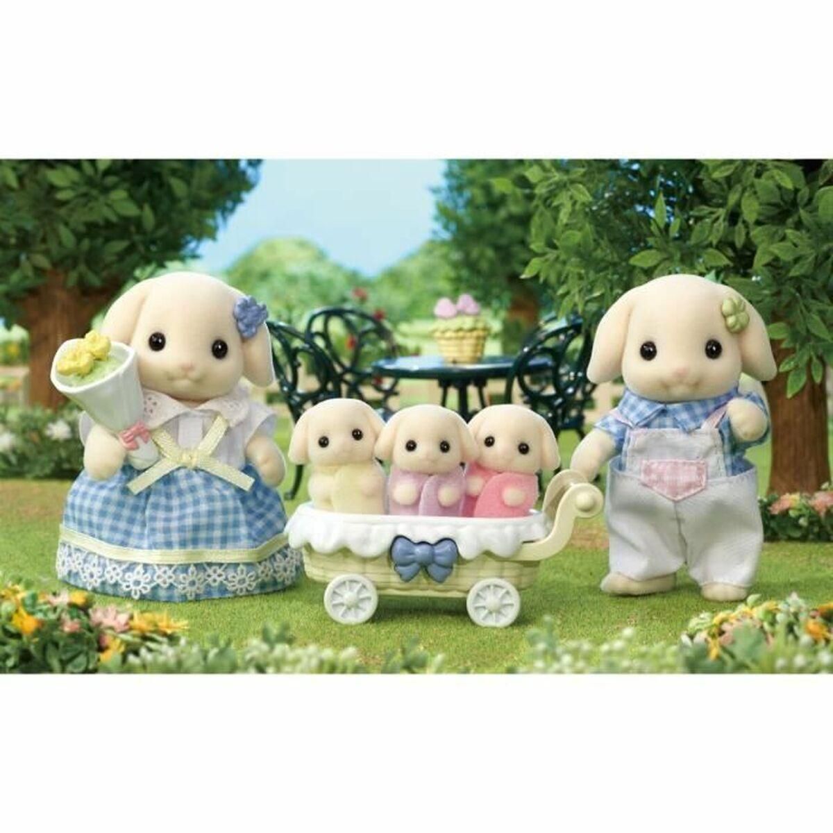 Figurine Sylvanian Families Famille Lapin Blier Weiß kaufen bei Hood.de