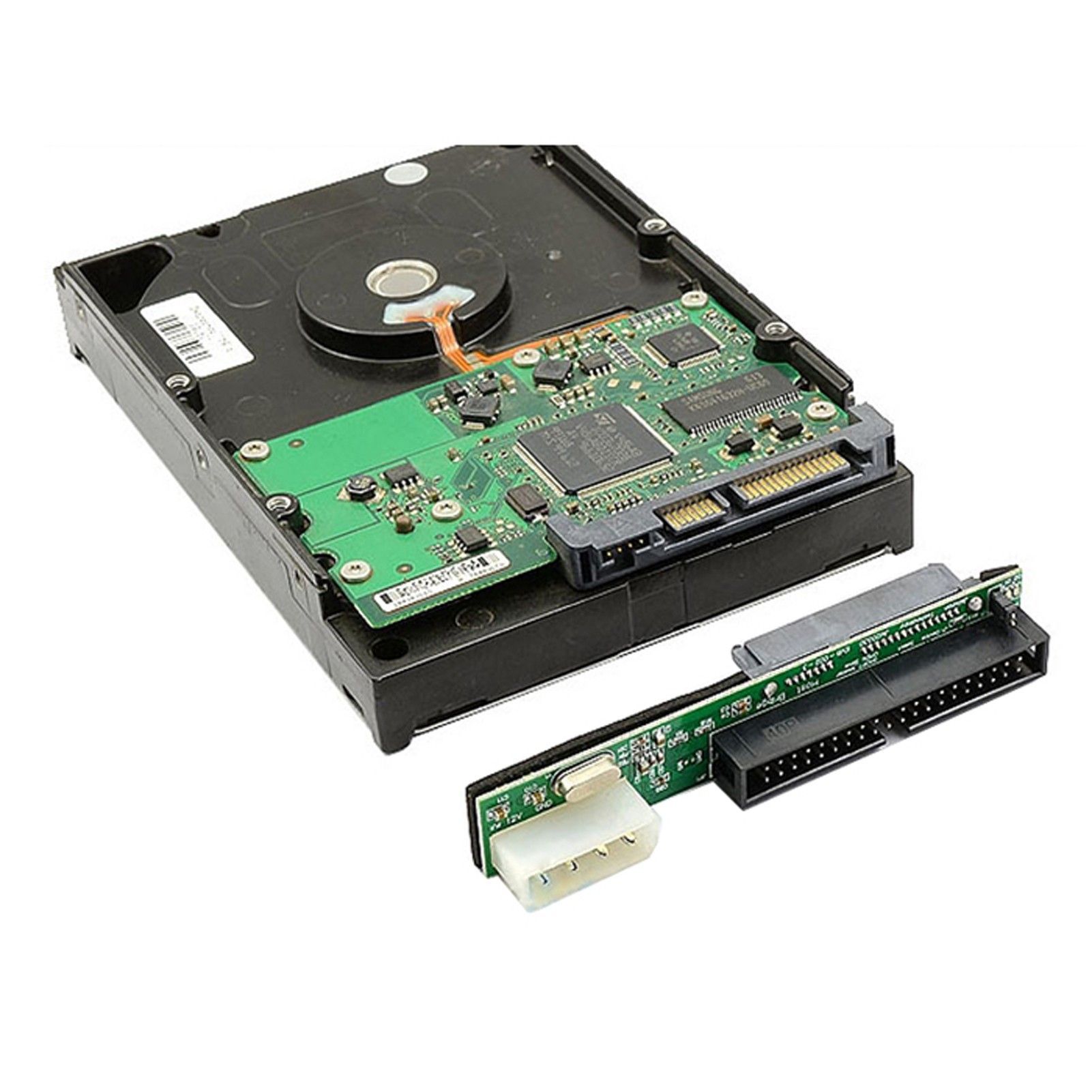 M17 7 + 15 Pin Buchse SATA SSD HDD auf IDE 2.5"/3.5" 40 Pin Stecker ...