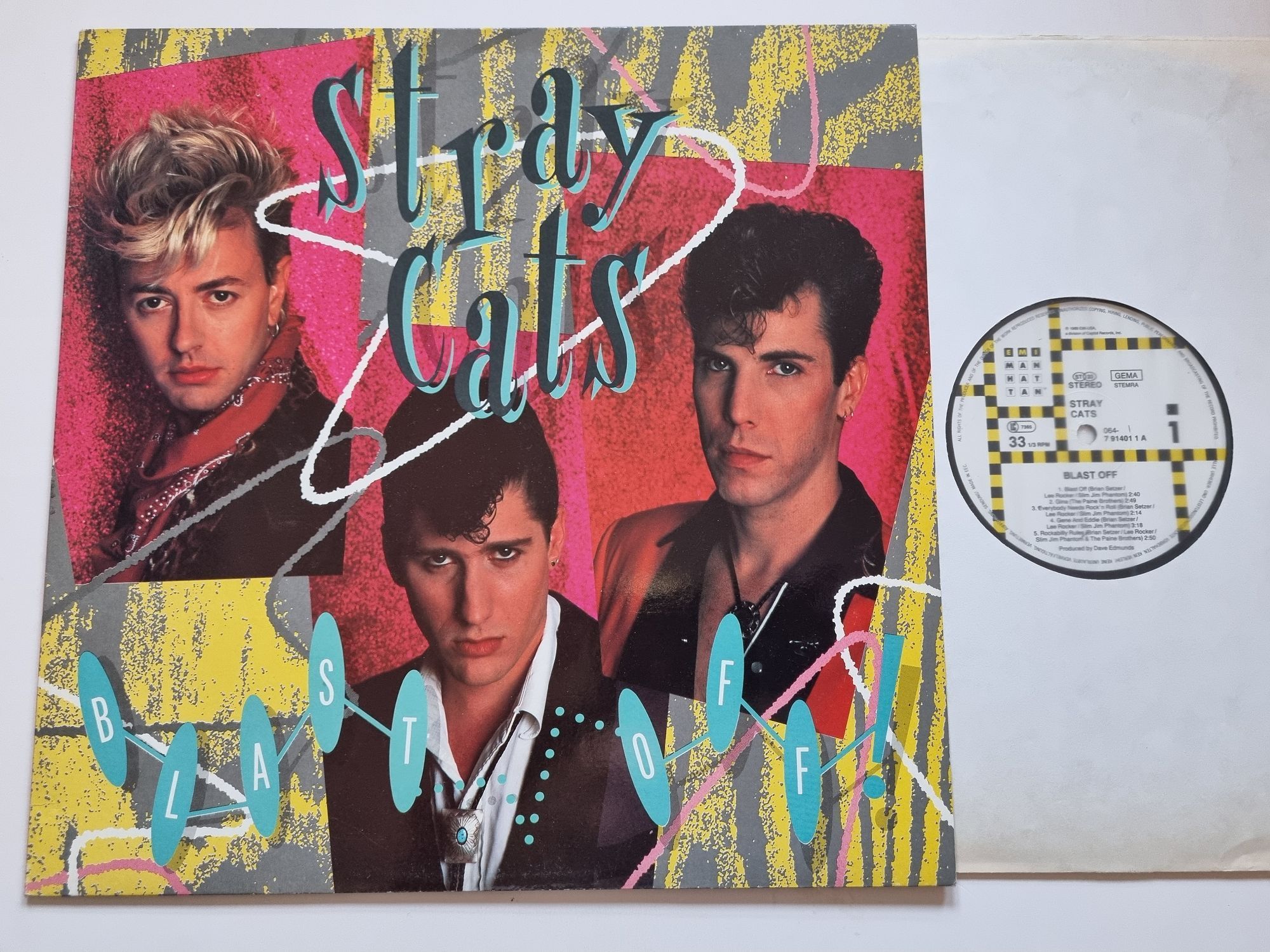 Stray Cats - Blast Off Vinyl LP Europe gebraucht kaufen bei Hood.de
