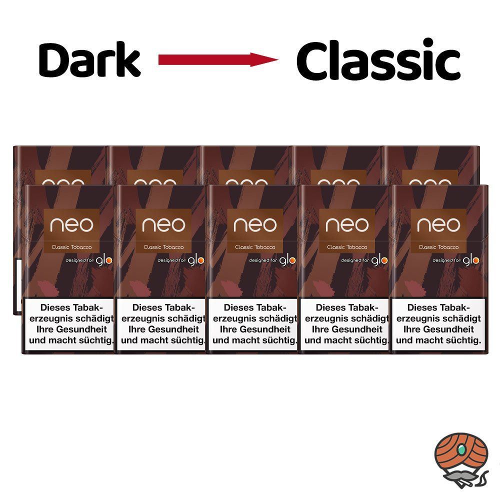 neo Classic Tobacco für GLO Heater - Tabak Sticks 10x20 St. (ehem ...