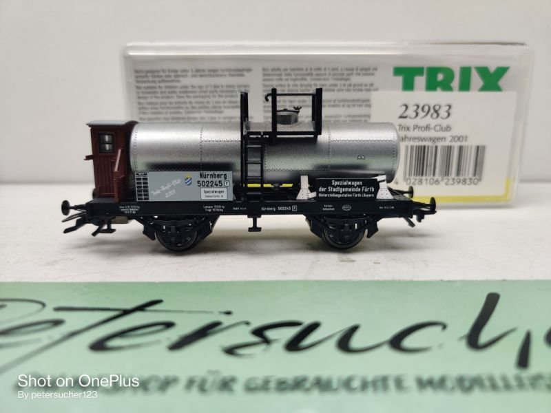 Trix H0 AC 23983 Kesselwagen Brmshs Profi Club JW 2001 / NEM / K. Bay ...