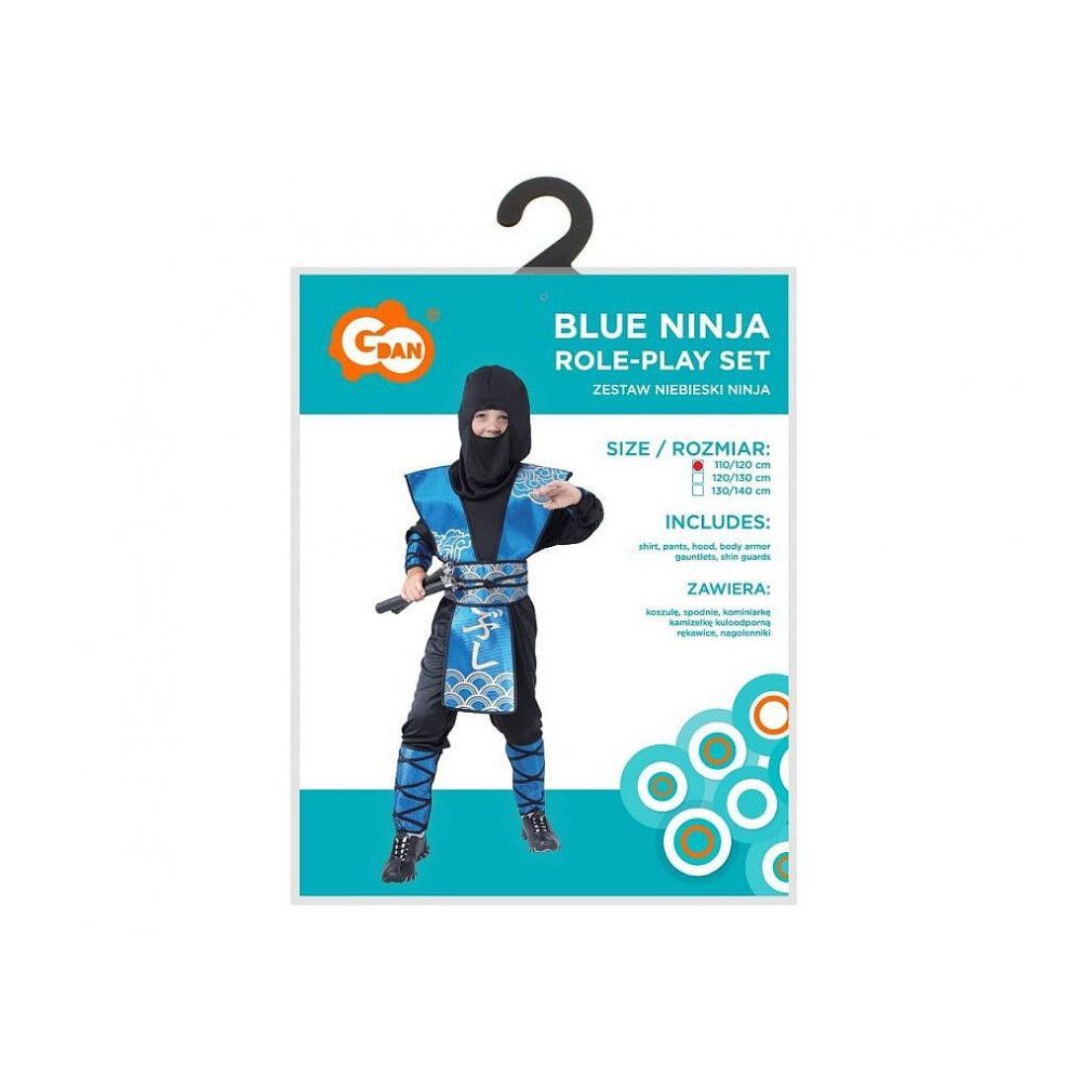 Ninja Blue Ninja-Kostüm 110/120 cm kaufen bei Hood.de - Material Polyester