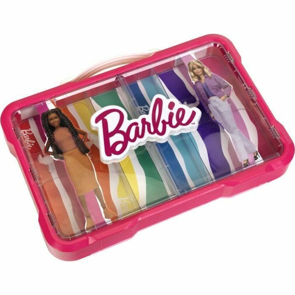 BRB - Sammelkoffervitrine für 6 Barbies mit leuchtendem Barbie Logo ...