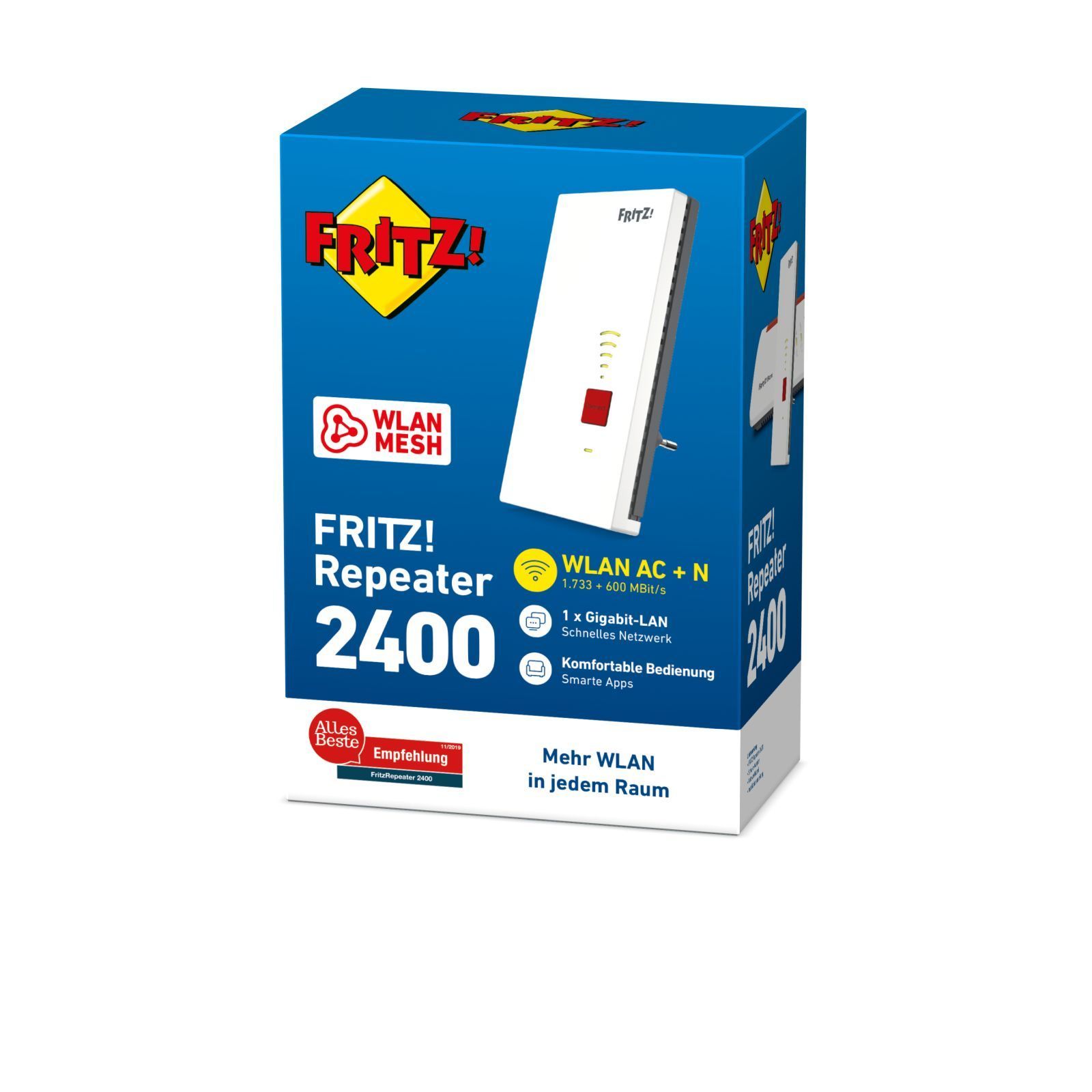 AVM FRITZ! Repeater 2400 - Wi-Fi-Range-Extender kaufen bei Hood.de ...