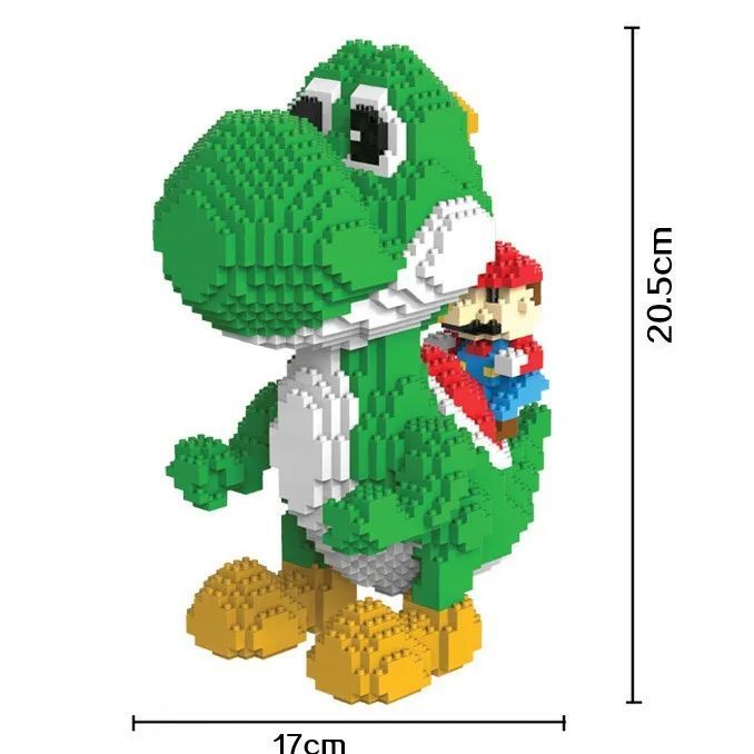 Super-Mario Micro Klemmbausteine Peach Bowser Yoshi Bréder Figuren DIY ...