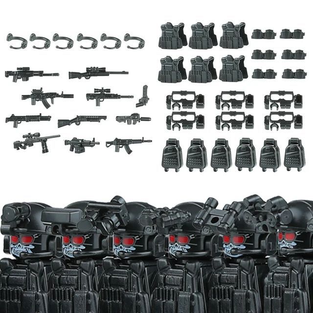 Modern City SWAT Commando Figuren RU UN Armee Soldat Polizei Militär ...