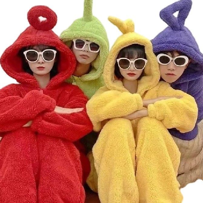 Tinky Winky Laa-Laa Dipsy Po Onesie Erwachsene Kinder Tier Cosplay ...