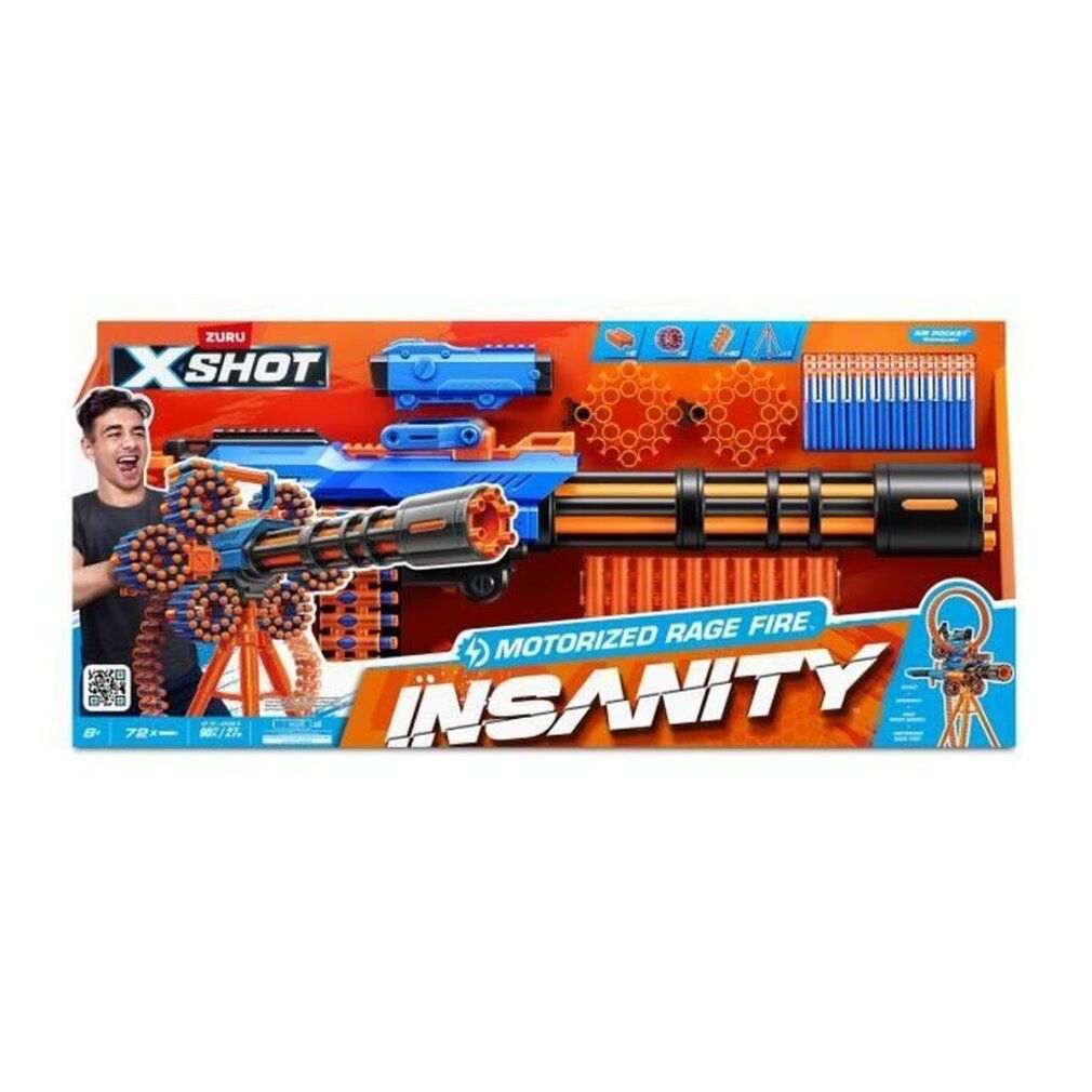 X-Shot - Insanity Blaster Rage Fire (inkl. 72 Darts) kaufen bei Hood.de