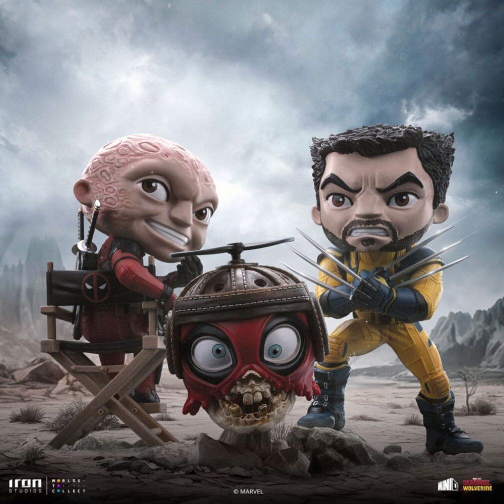 Deadpool & Wolverine Mini Co. PVC Figur Deadpool and Wolverine set ...