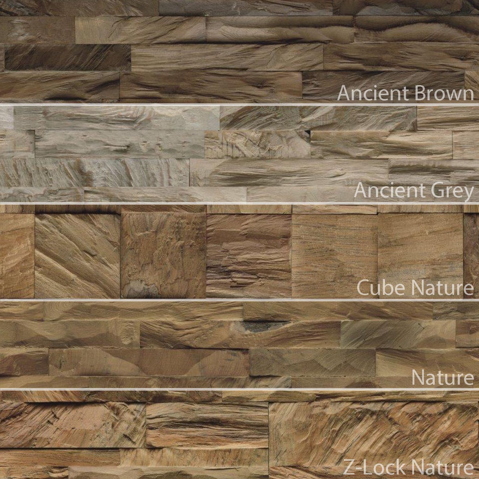 INDO Holz Wandverblender Diamond 100% Teak Root kaufen bei Hood.de