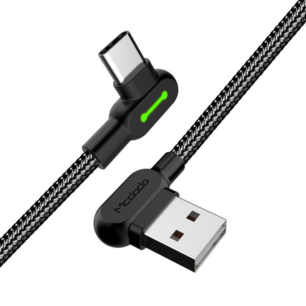 cofi1453 LED 90 Grad Typ-C 1.8M Ladekabel Winkel USB-C Kabel ...