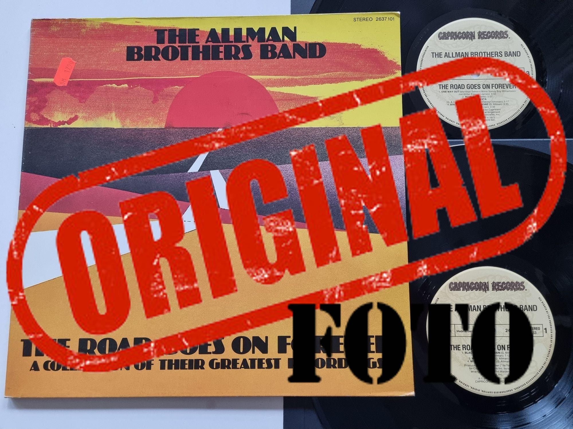 The Allman Brothers Band - The Road Goes On Forever/ Greatest Hits 2x ...