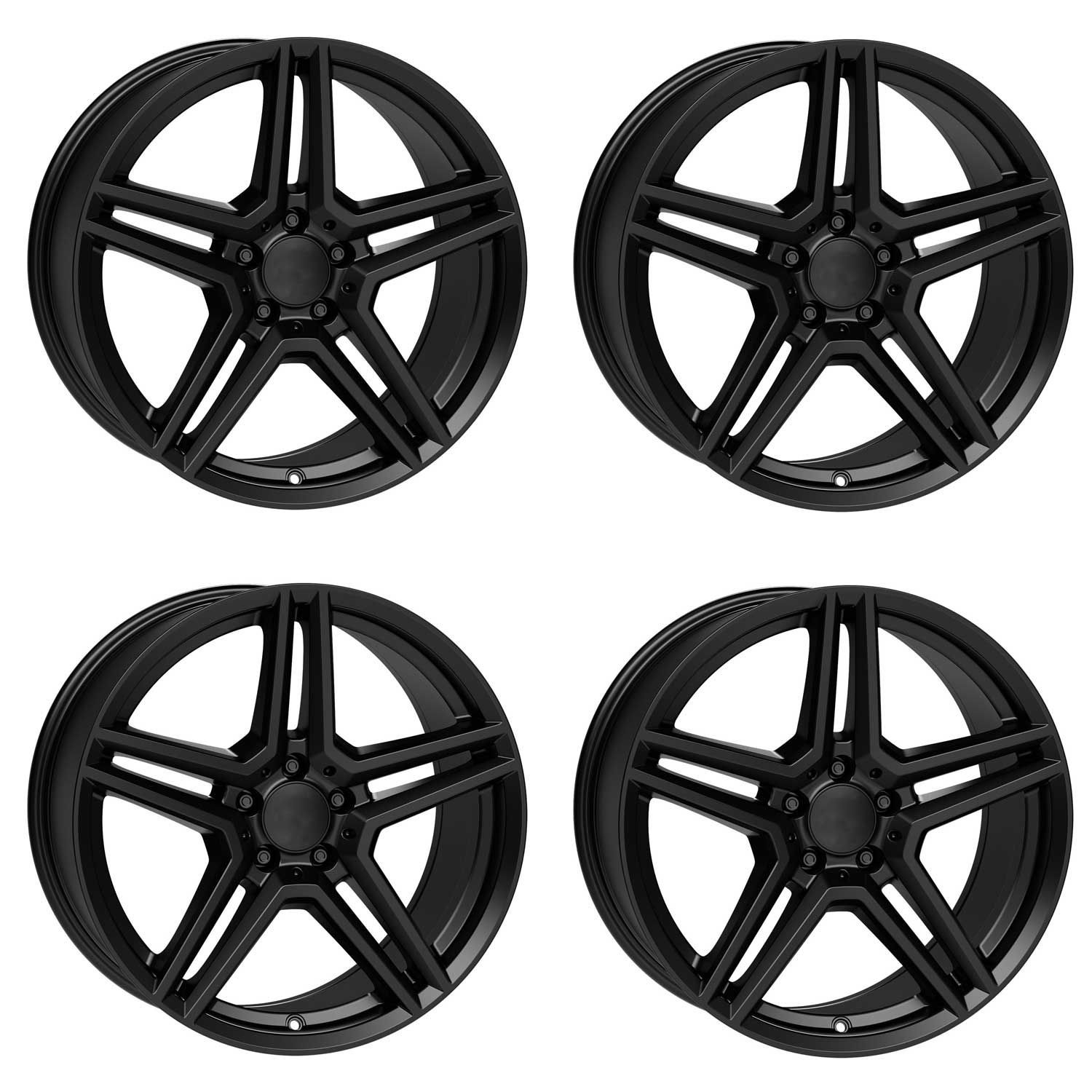 4 Rial Felgen M10 7.0Jx16 ET48 5x112 SW für Mercedes-benz A B C CLA E V ...