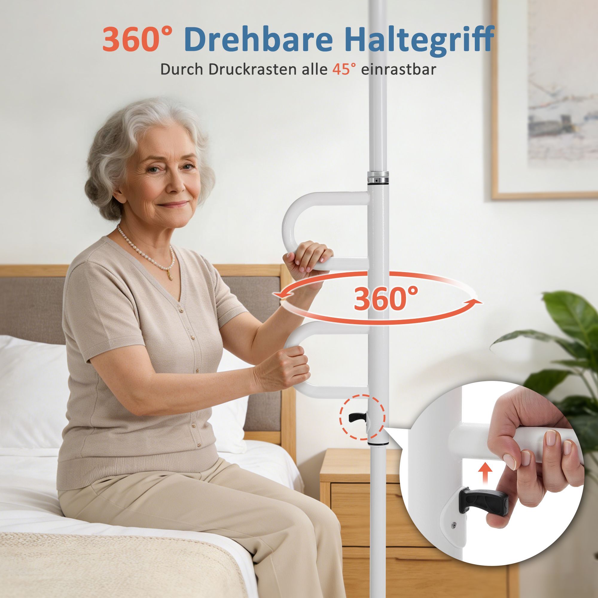 M MCombo Haltestange vom boden bis zur decke TD01CW (Weiß) kaufen bei ...