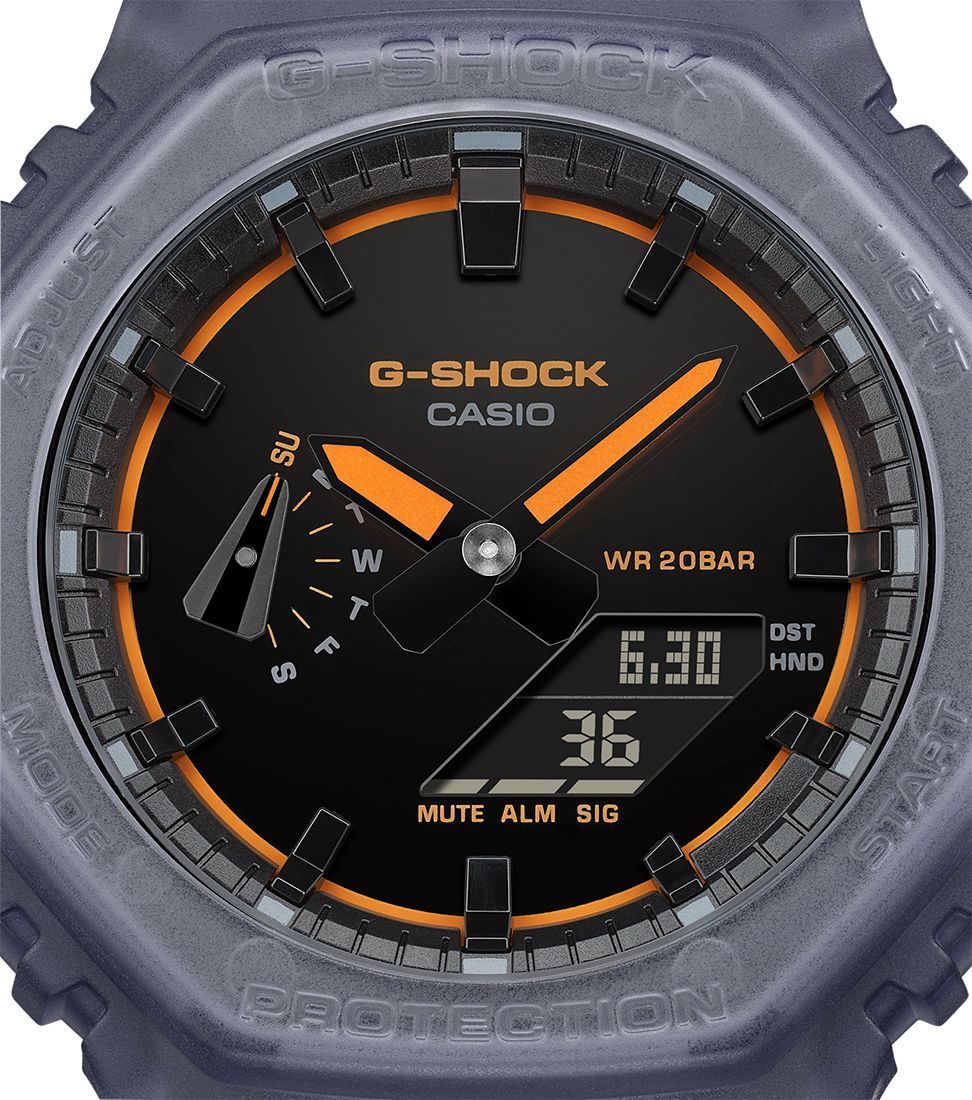 Casio G-Shock Armbanduhr Transparent GA-2100K-2AER Resin, Blau kaufen ...