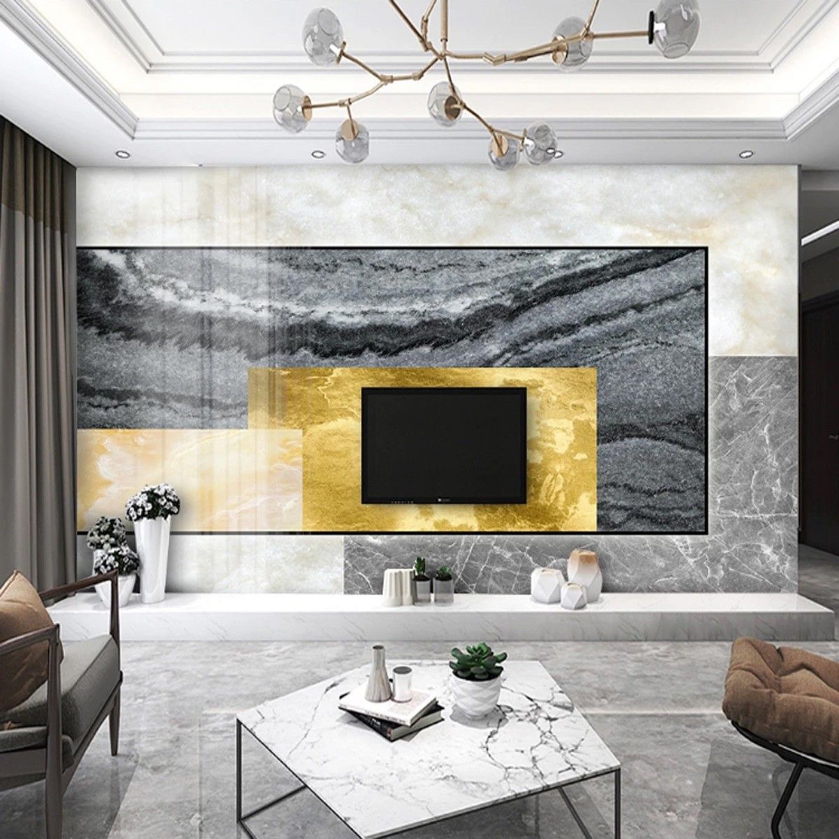Luxus Schrge Wand Dekorieren Bilder