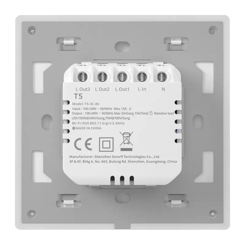 Sonoff TX Ultimate Smart Touch Wandschalter 3fach weiß T5 kaufen bei ...