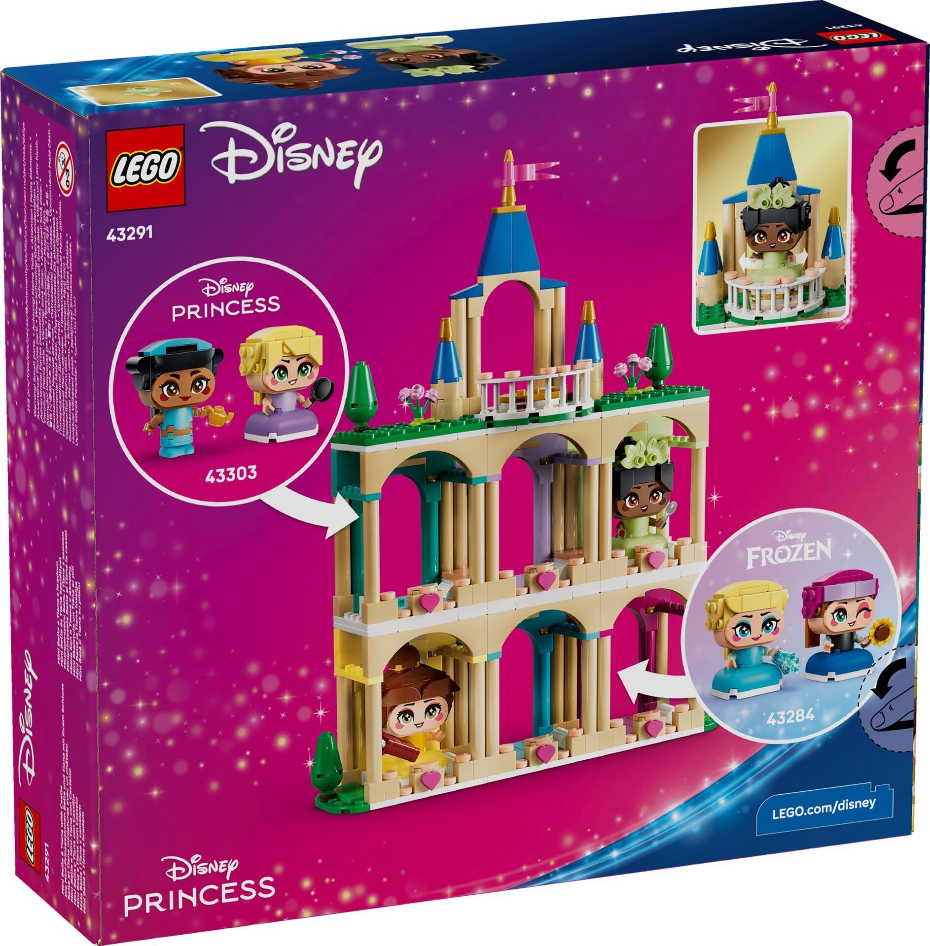 LEGO® Disney Princess 43291 Die Mini-Prinzessinnen Belle und Tiana mit ...