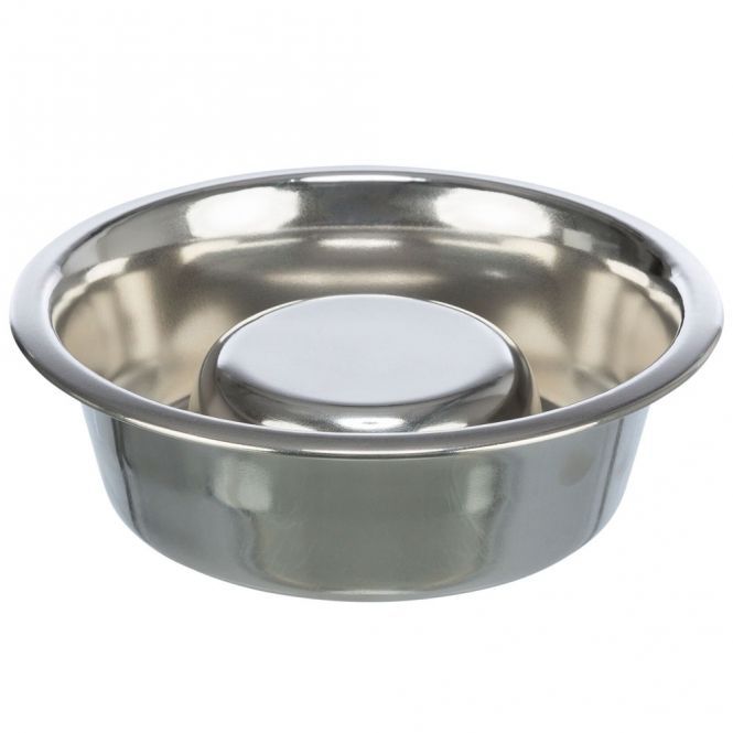 Anti Schling Napf Trixie Slow Feeding Edelstahl 1,1L 21cm kaufen bei ...