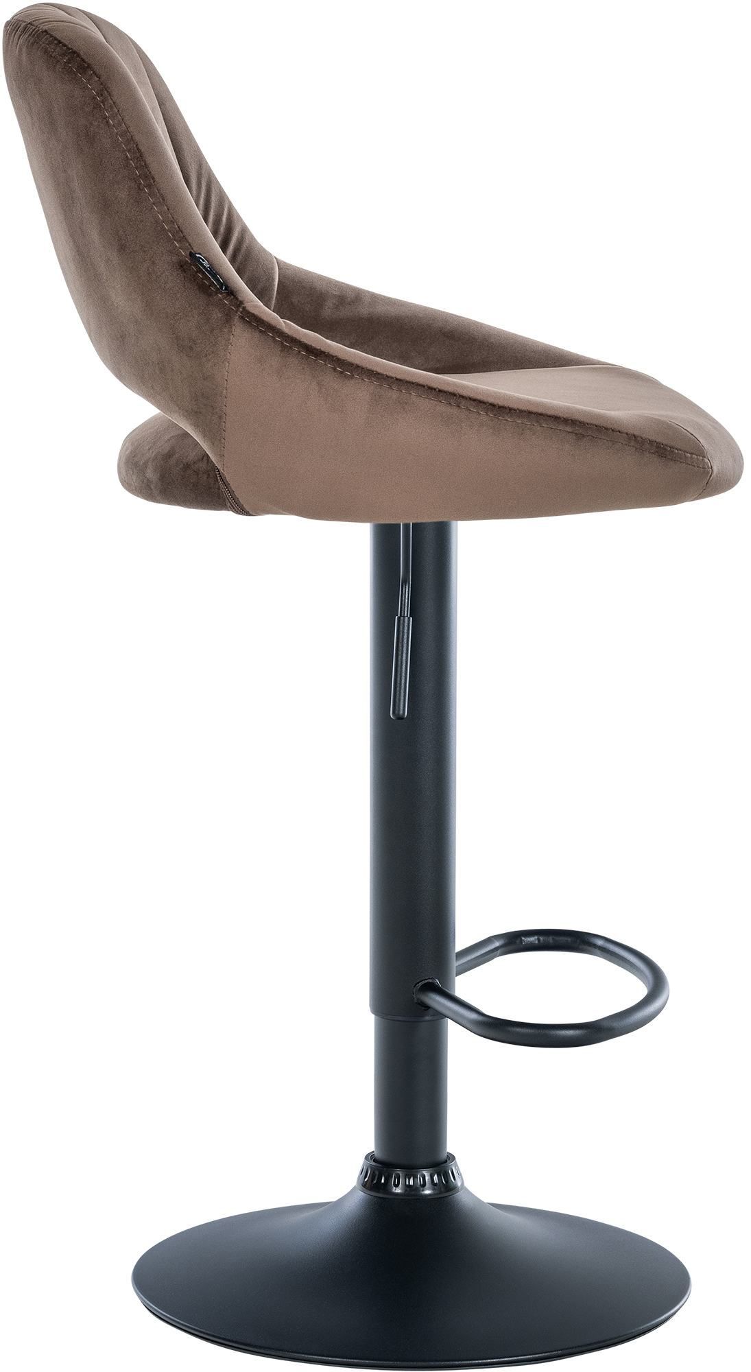 2er Set Barhocker Milet Samt B, braun kaufen bei Hood.de