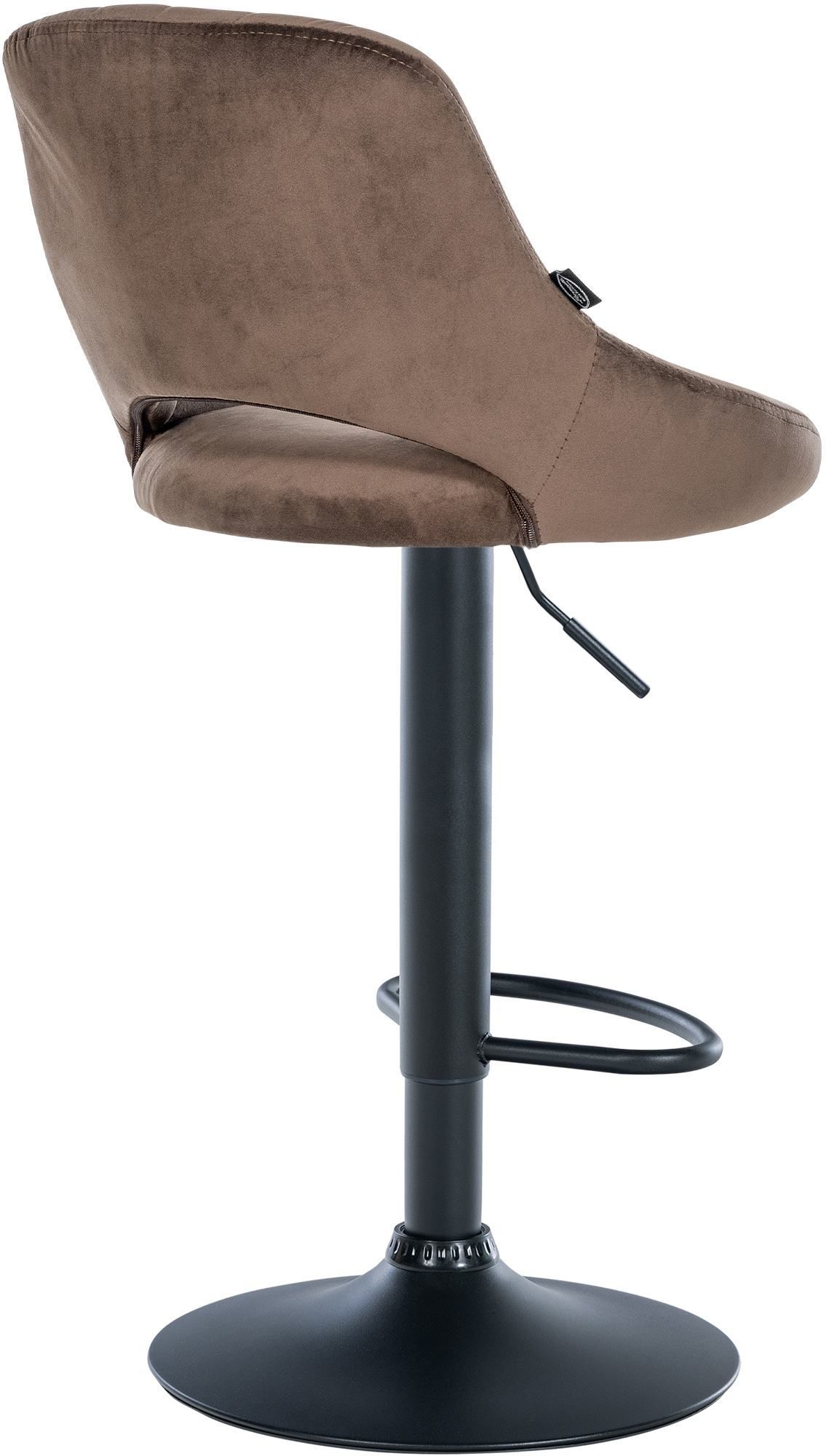 2er Set Barhocker Milet Samt B, braun kaufen bei Hood.de